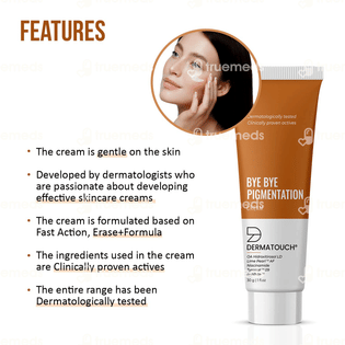 Dermatouch Bye Bye Pigmentation Cream 30 Gm - Uses, Side Effects ...