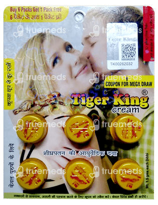 Tiger King Cream 6 X 15 Gm - Uses, Side Effects, Dosage, Price | Truemeds