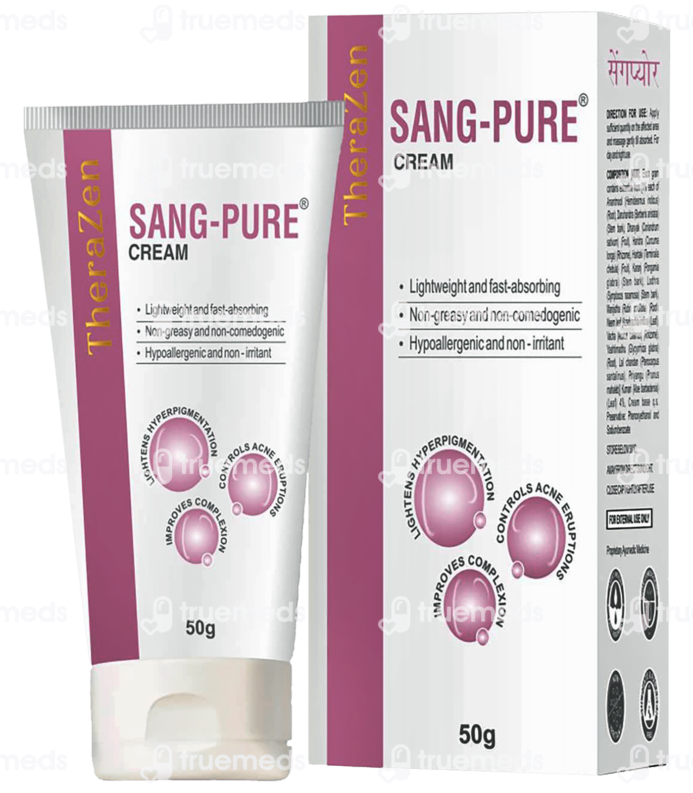 Millennium Herbal Care Sang Pure Cream 50 Gm - Uses, Side Effects ...