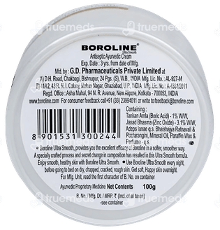 Boroline Ultra Smooth Cream 100 Gm - Uses, Side Effects, Dosage, Price ...