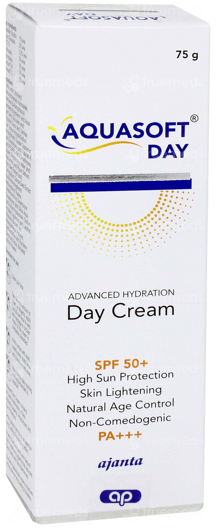 Aquasoft Day Spf 50 Cream 75 Gm - Uses, Side Effects, Dosage, Price ...