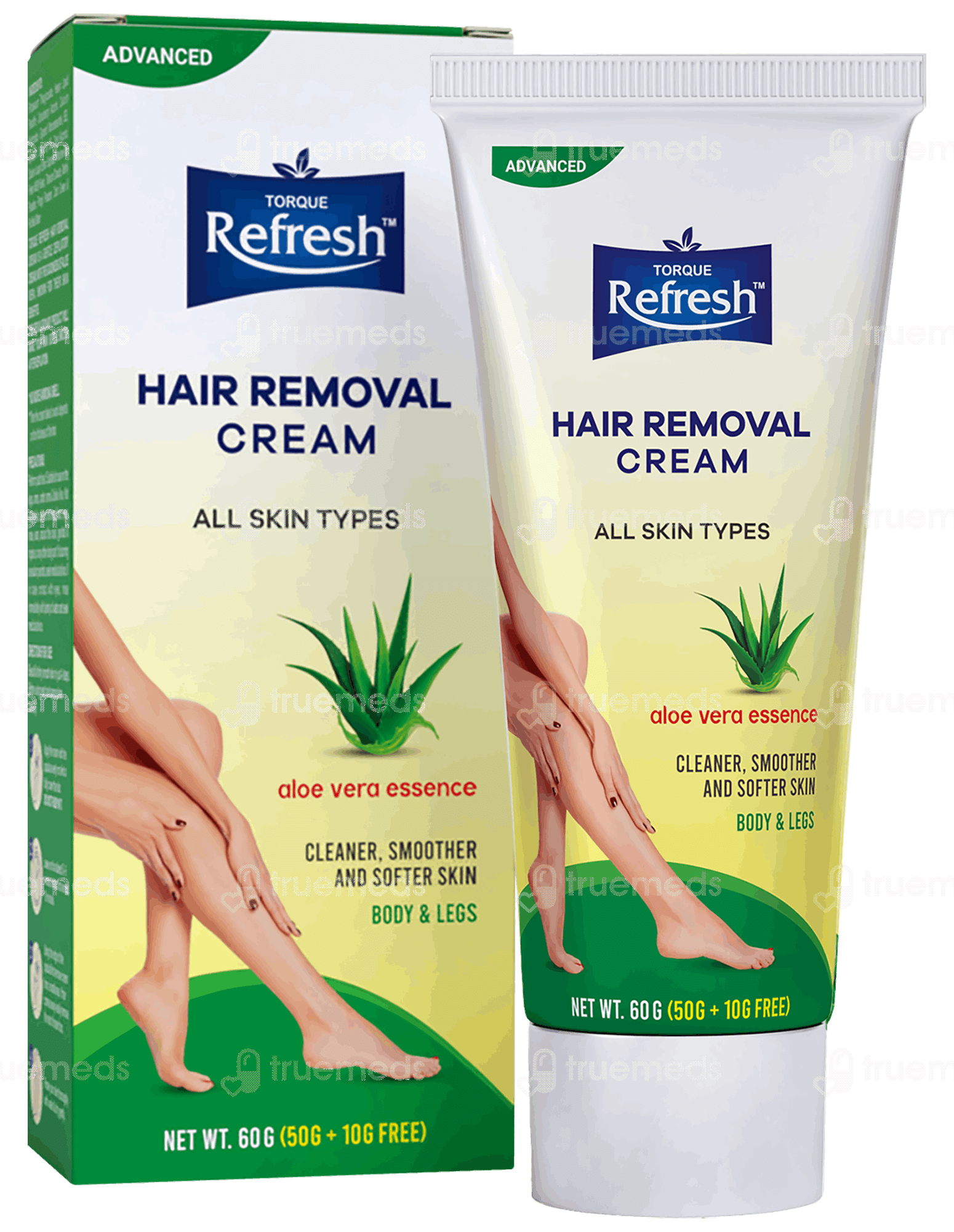 Torque Refresh Aloe Vera Essence Hair Removal Cream 60 Gm - Uses, Side ...