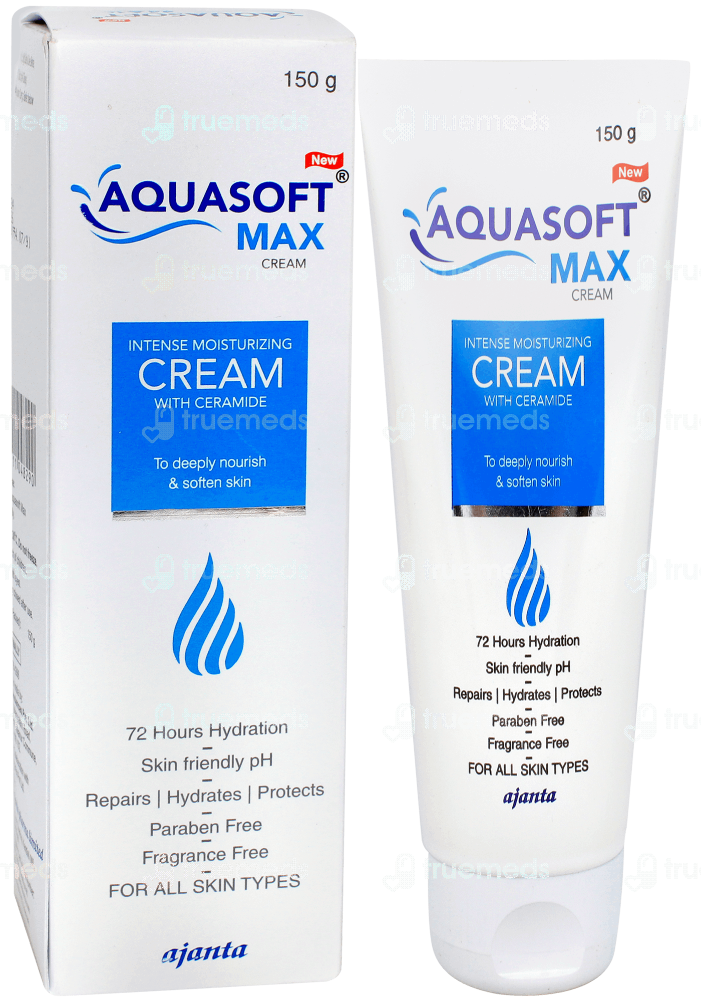 Aquasoft Max New Intensive Moisturising Cream 150gm - Uses, Side ...