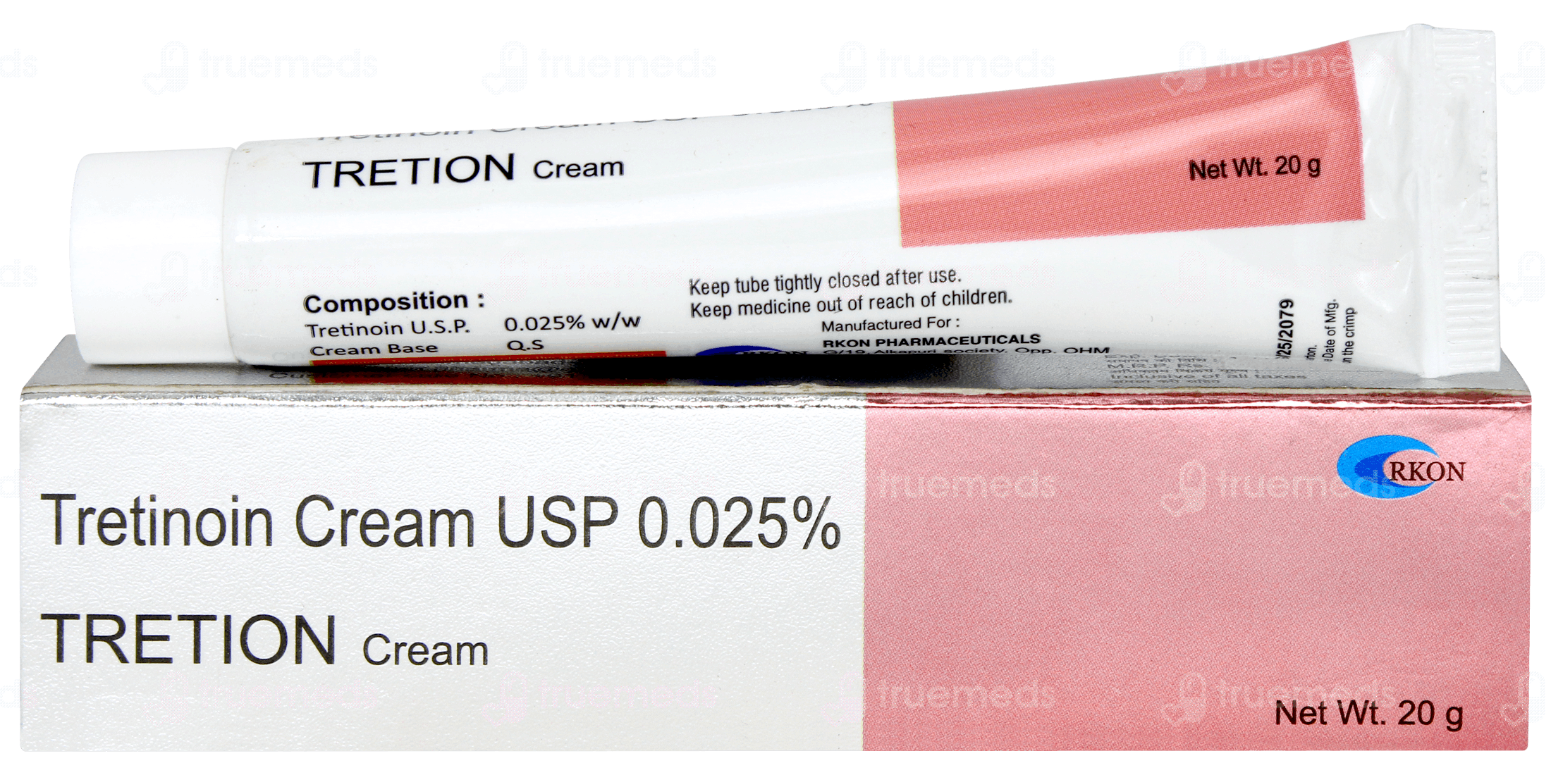 Tretion 0025 Cream 20gm - Uses, Side Effects, Dosage, Price | Truemeds