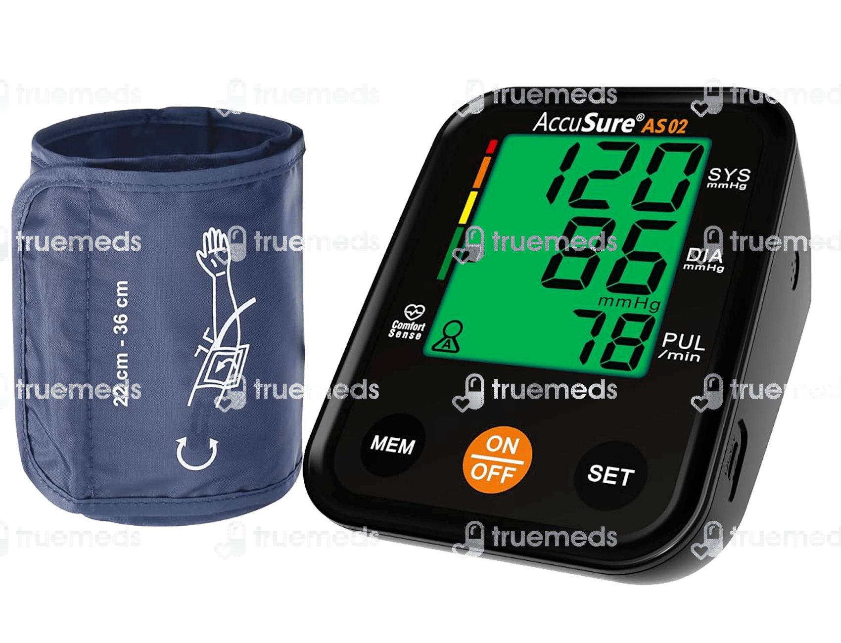 Accusure As02 Blood Pressure Monitor 1 - Uses, Side Effects, Dosage ...