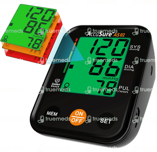 Accusure As02 Blood Pressure Monitor 1 - Uses, Side Effects, Dosage ...
