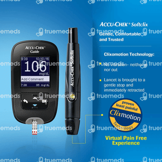 Accu Chek Guide Wireless Blood Glucose Monitoring System 10 Test Strips ...