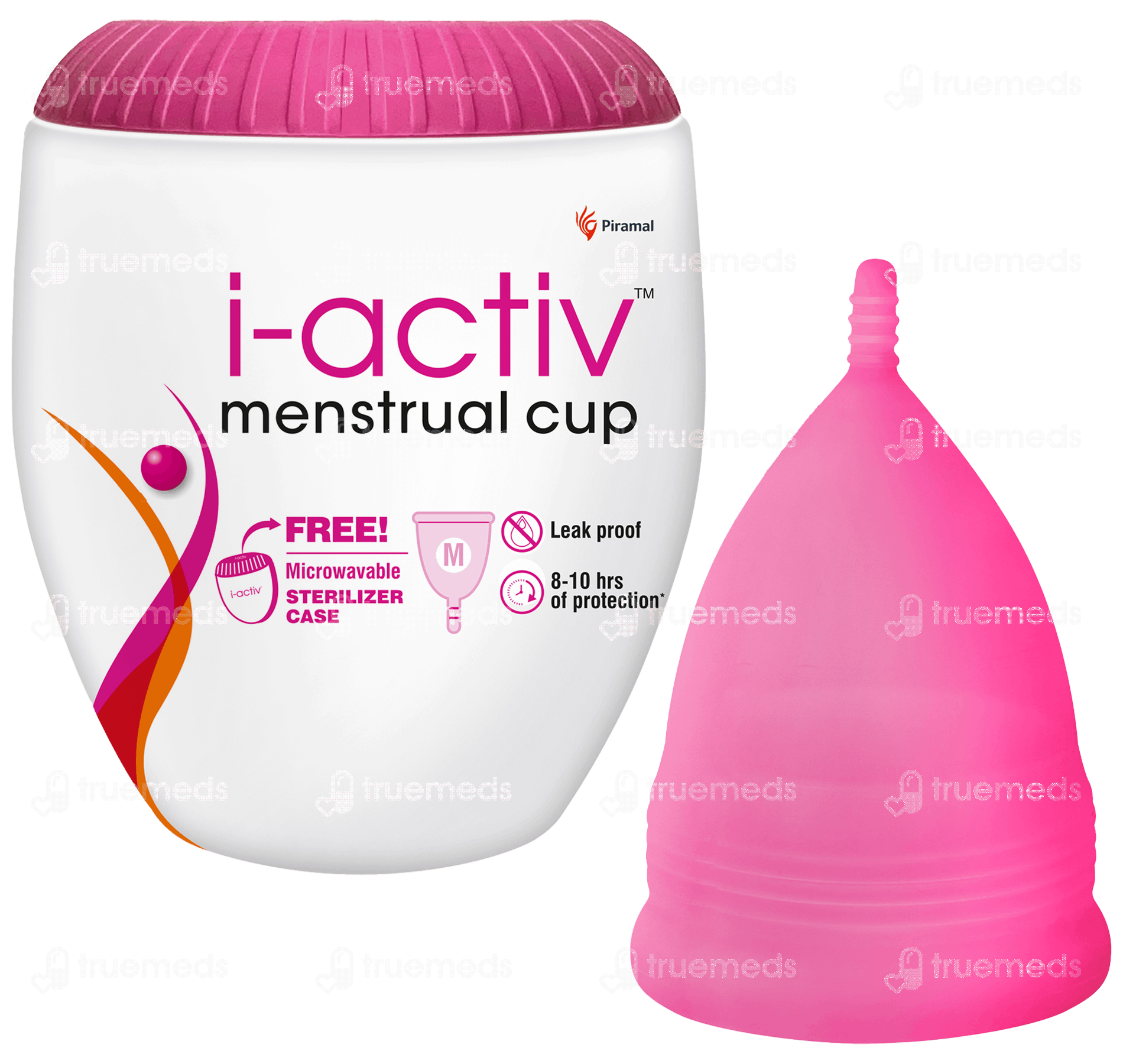 I Activ Menstrual Cup Medium With Jute Bag 1 - Uses, Side Effects ...