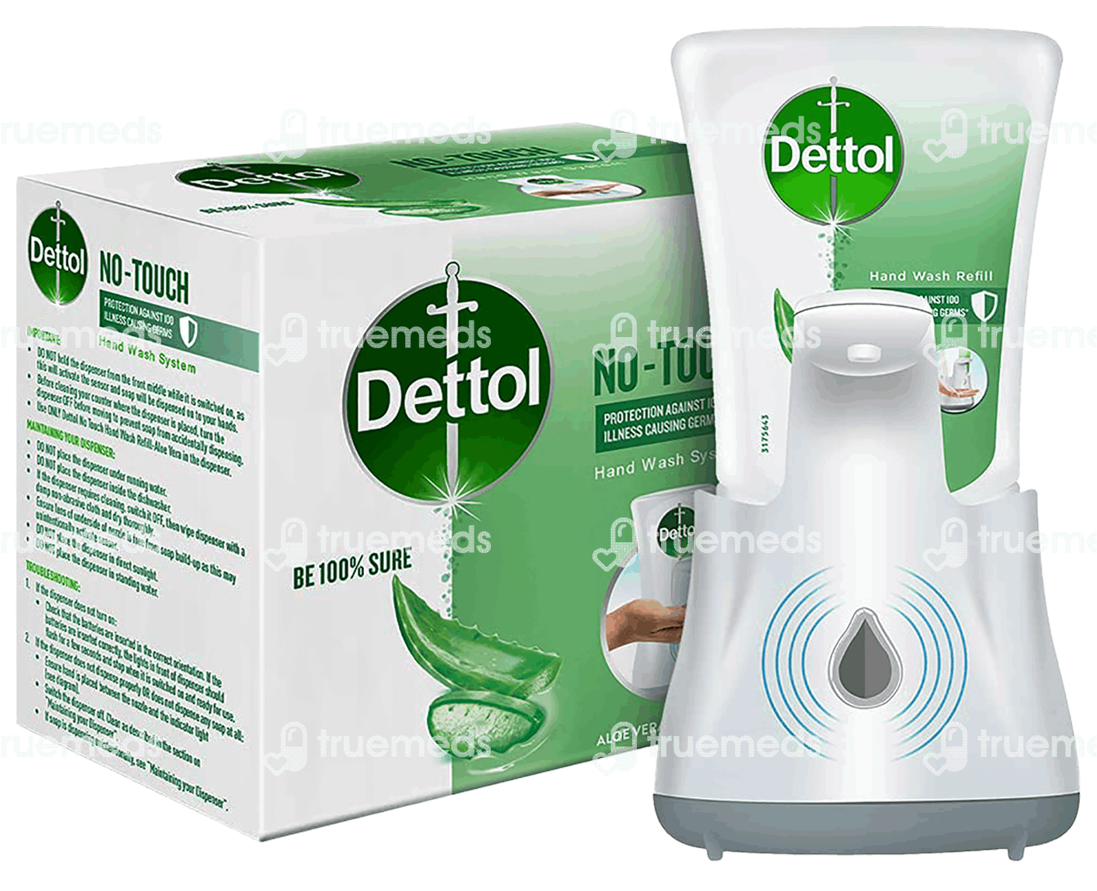 Dettol No Touch Hand Wash System Aloe Vera 1 - Uses, Side Effects ...