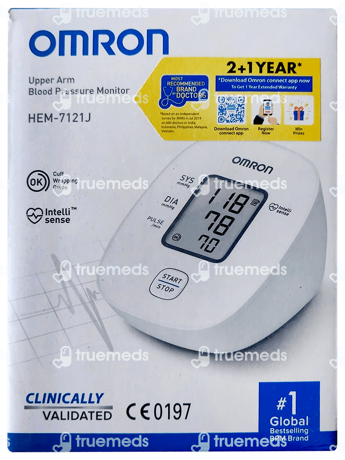 Omron Hem 7121 J Bp Monitor 1 - Uses, Side Effects, Dosage, Price ...