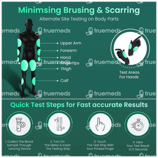 Dr Trust Usa Gold Standard Blood Glucose 50 Test Strips Plus 50 Lancets ...