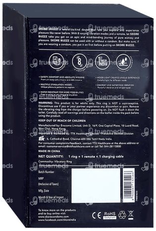 Skore Buzzz Vibrating Ring With Remote For Him And Her Device 1 - Uses ...