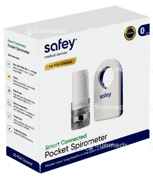 Safey Smart Connected Pocket Spirometer 1 - Uses, Side Effects, Dosage ...