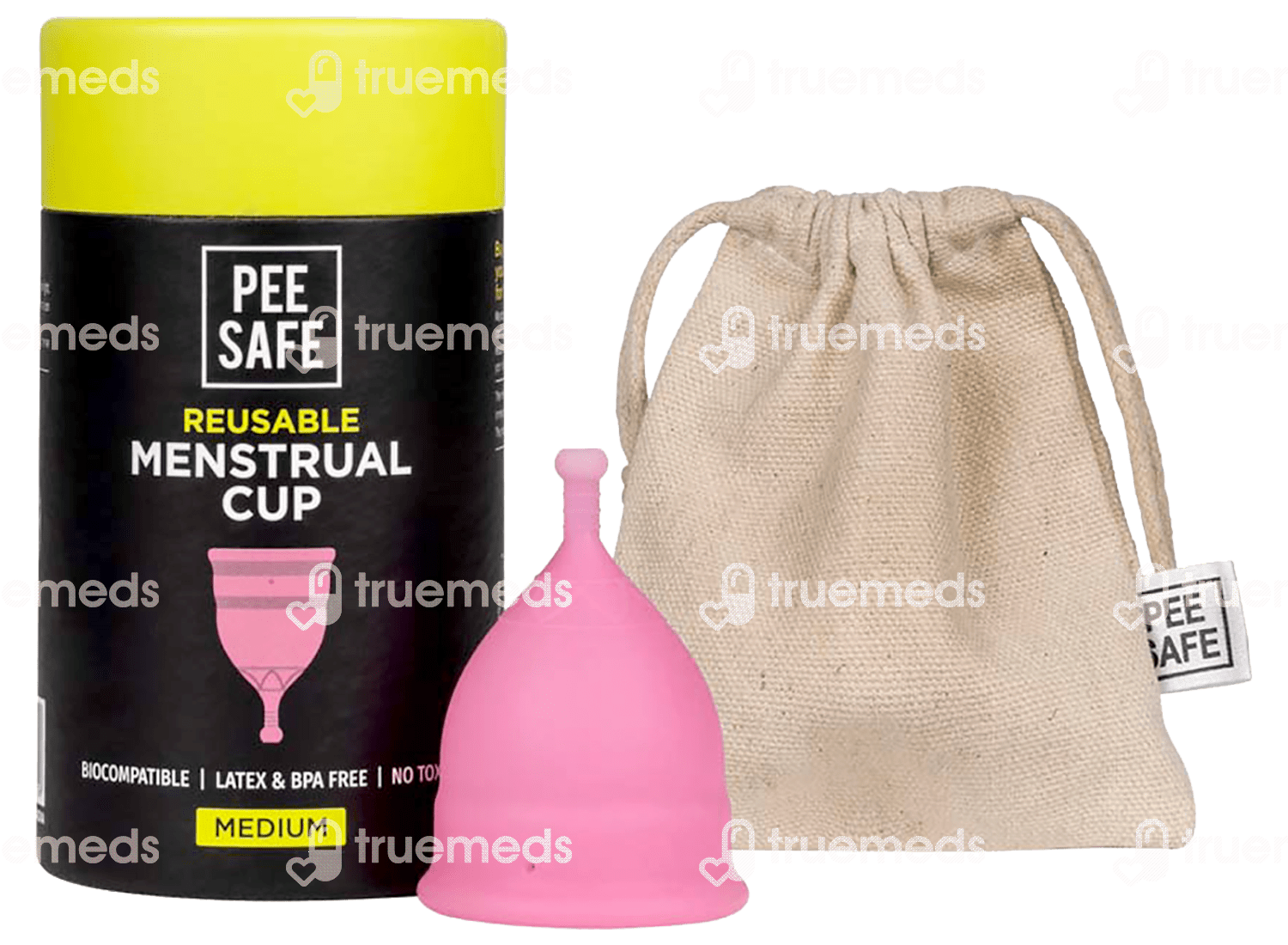 Pee Safe Reusable Menstrual Cup With Medical Grade Silcone For Women ...