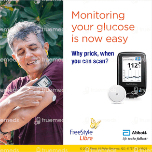 Freestyle Libre Reader Flash Glucose Monitoring System Glucometer Kit 1 ...