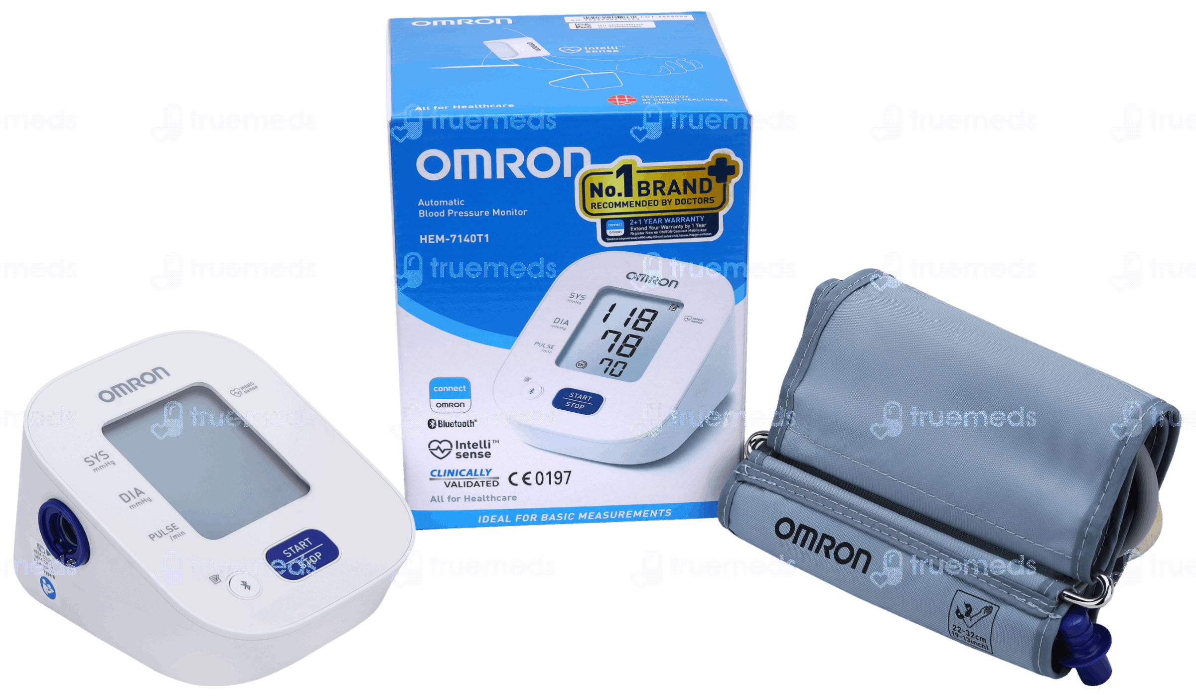 Omron Hem 7140t1 Automatic Blood Pressure Monitor 1 - Uses, Side ...