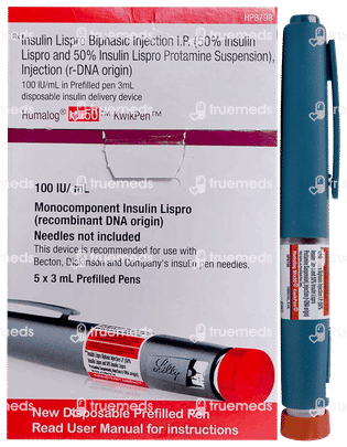 Humalog Mix Kwik 50/50 100 IU Disposable Pen 3 ML | Order Humalog Mix ...