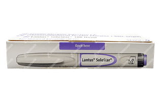 Lantus Solostar 100 Iu Disposable Pen 3 Ml - Uses, Side Effects, Dosage ...
