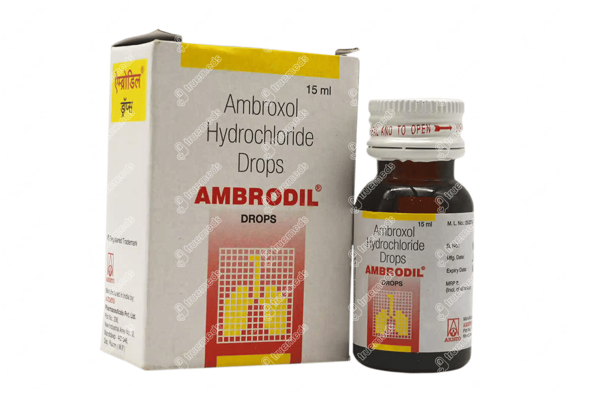 Ambrodil 75 Mg Drops 15 Ml - Uses, Side Effects, Dosage, Price | Truemeds