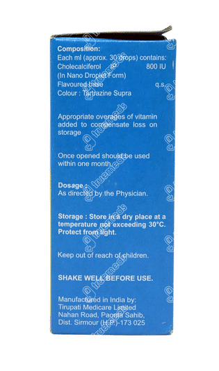 D3 Must Forte 800 Iu Drops 15 Ml - Uses, Side Effects, Dosage, Price ...