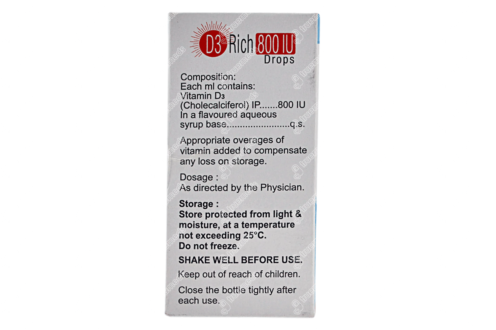 D3 Rich 800 IU Drops 15 ML | Order D3 Rich 800 IU Drops 15 ML Online at ...