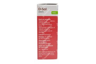 Dsol 400 Iu Drops 30 Ml - Uses, Side Effects, Dosage, Price | Truemeds
