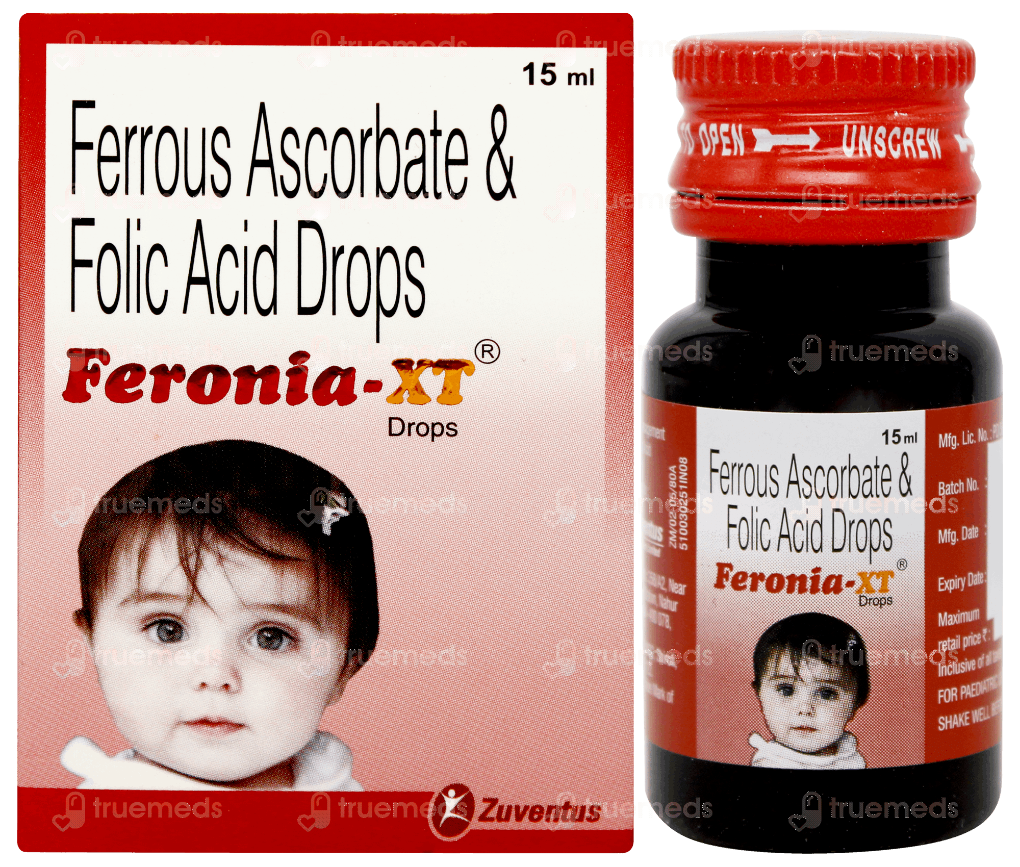 Feronia Xt 10 Mg/100mcg Drops 15 ML | Order FERONIA XT 10 MG/100MCG DROPS 15 ML Online at Truemeds