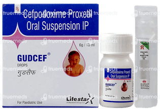 Gudcef 25 Mg Drops: Uses, Side Effects, Price & Substitutes