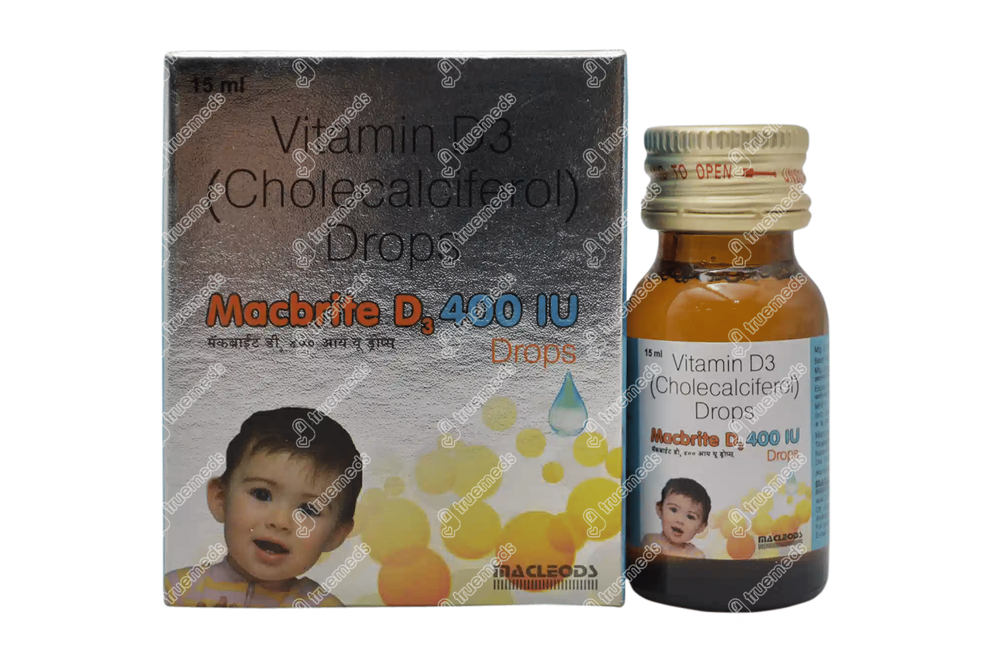 Macbrite D3 400 IU Drops 15 ML | Order Macbrite D3 400 IU Drops 15 ML Online at Truemeds