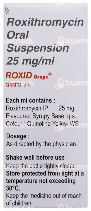 Roxid 25 Mg Drops 10 Ml: Uses, Side Effects, Price & Substitutes