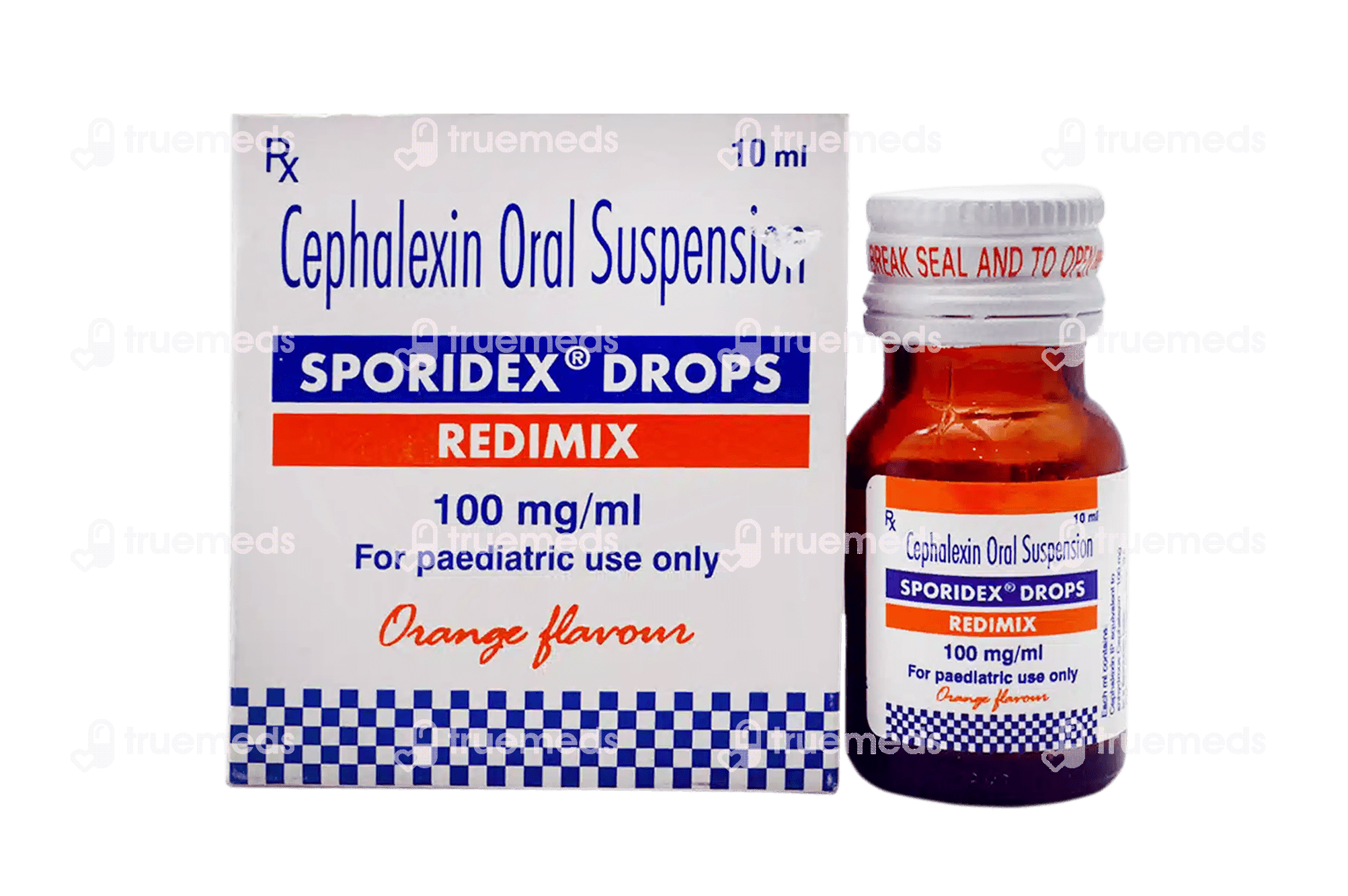 Sporidex Orange Flavour Redimix Oral Drops 10Ml: Uses, Side Effects ...