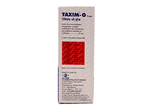 Taxim O Paed 25 Mg Drops: Uses, Side Effects, Price & Substitutes