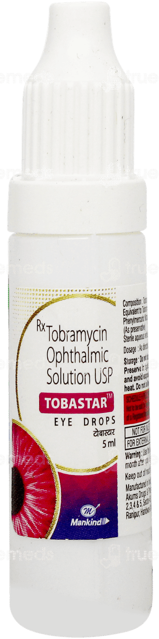 Tobastar 03 Eye Drops 5 Ml - Uses, Side Effects, Dosage, Price | Truemeds