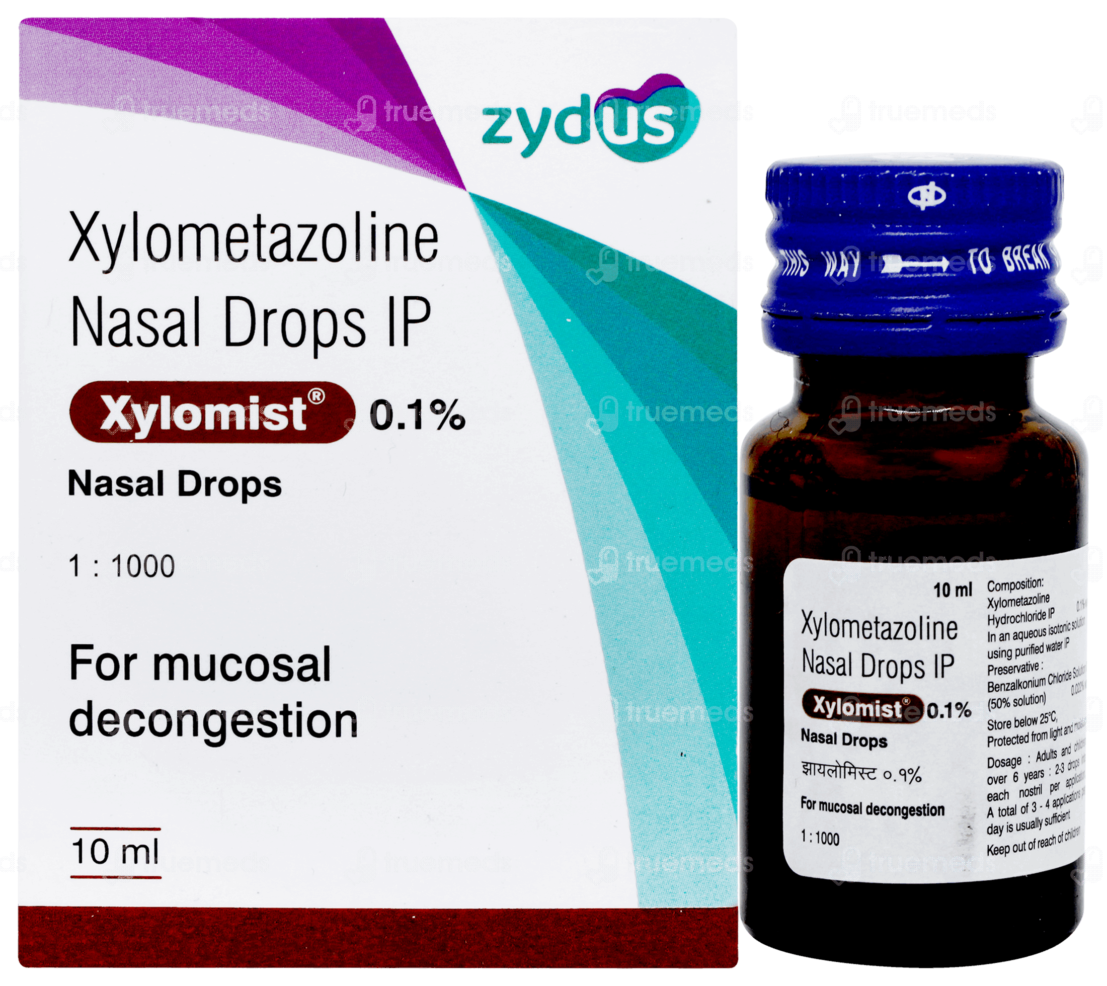 Xylomist 0.1% Nasal Drops 10 ML | Order Xylomist 0.1 % Nasal Drops 10 ...