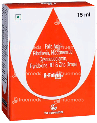 G Folvin Rf Drops 15 Ml - Uses, Side Effects, Dosage, Price | Truemeds