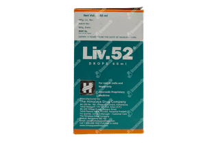 Himalaya Liv 52 Drops 60 Ml - Uses, Side Effects, Dosage, Price | Truemeds