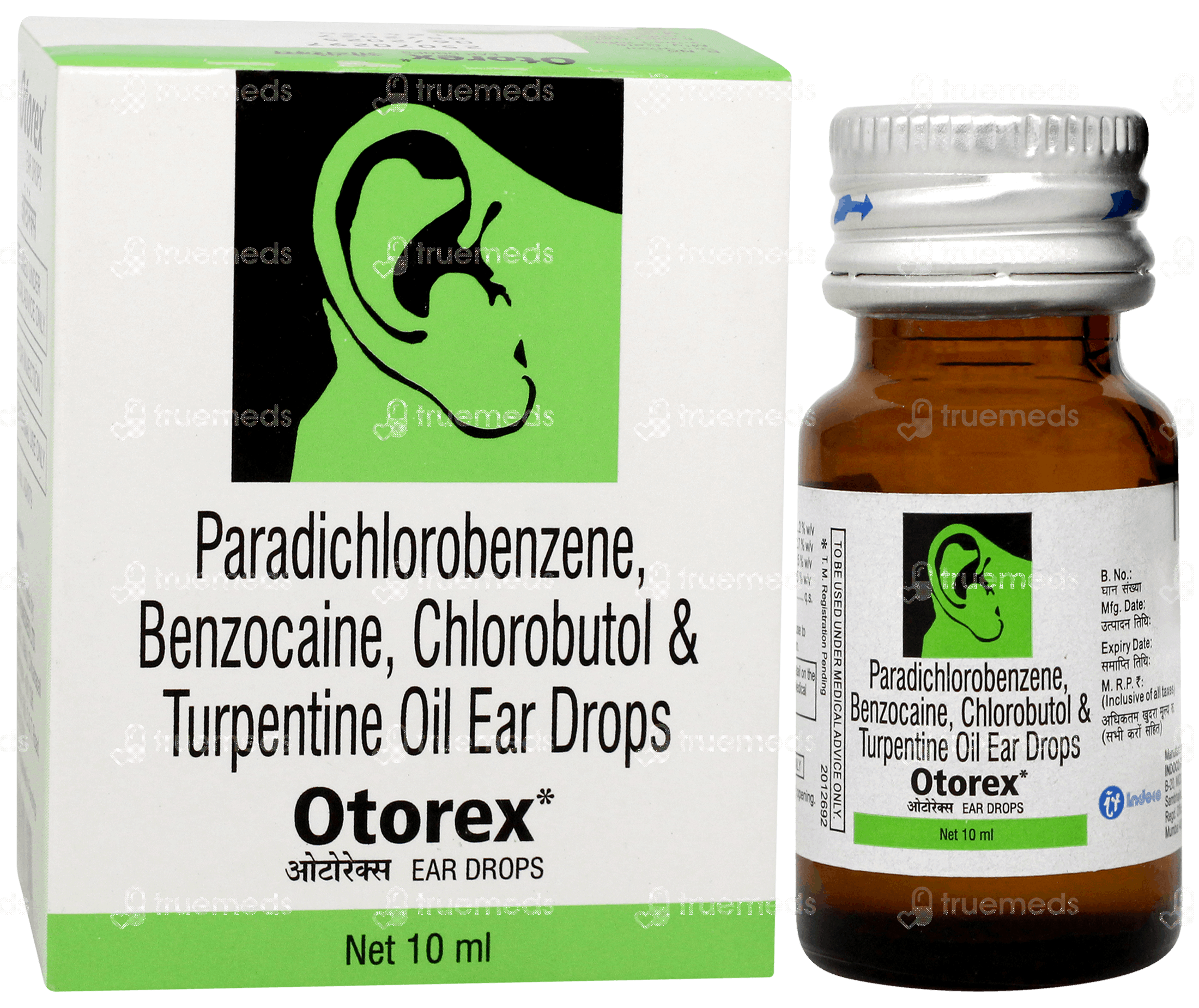 Otorex Drops 10 Ml - Uses, Side Effects, Dosage, Price | Truemeds