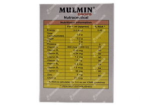 Mulmin Drops 15 Ml - Uses, Side Effects, Dosage, Price | Truemeds