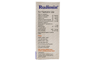 Rudimin Drops 30 Ml - Uses, Side Effects, Dosage, Price | Truemeds