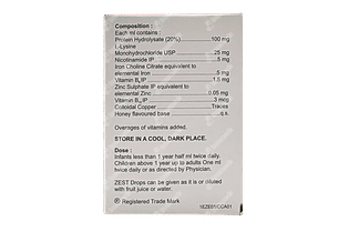 Zest Drops 15 Ml - Uses, Side Effects, Dosage, Price | Truemeds