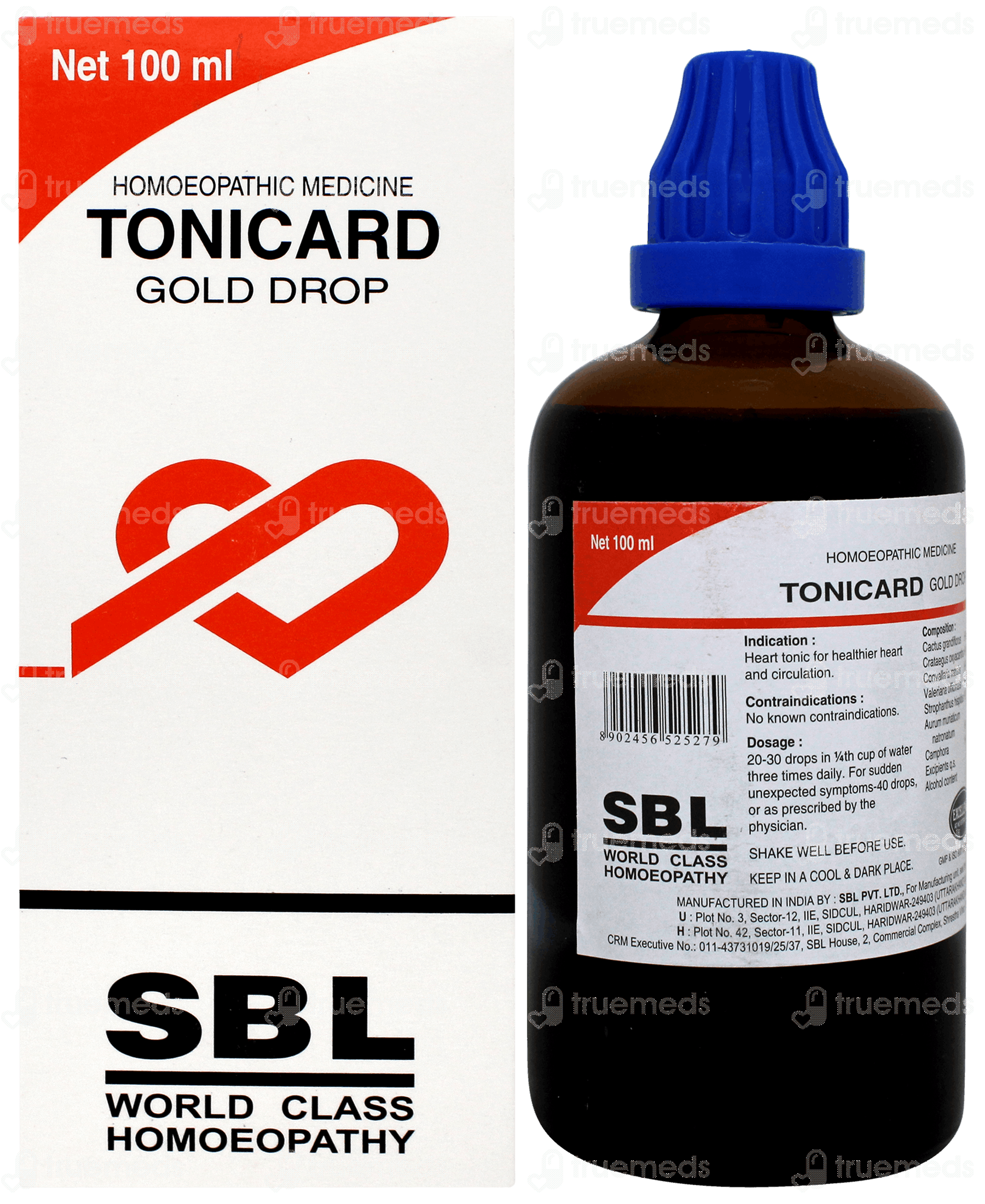 Sbl Tonicard Gold Drops - Uses, Side Effects & Dosage from Truemeds