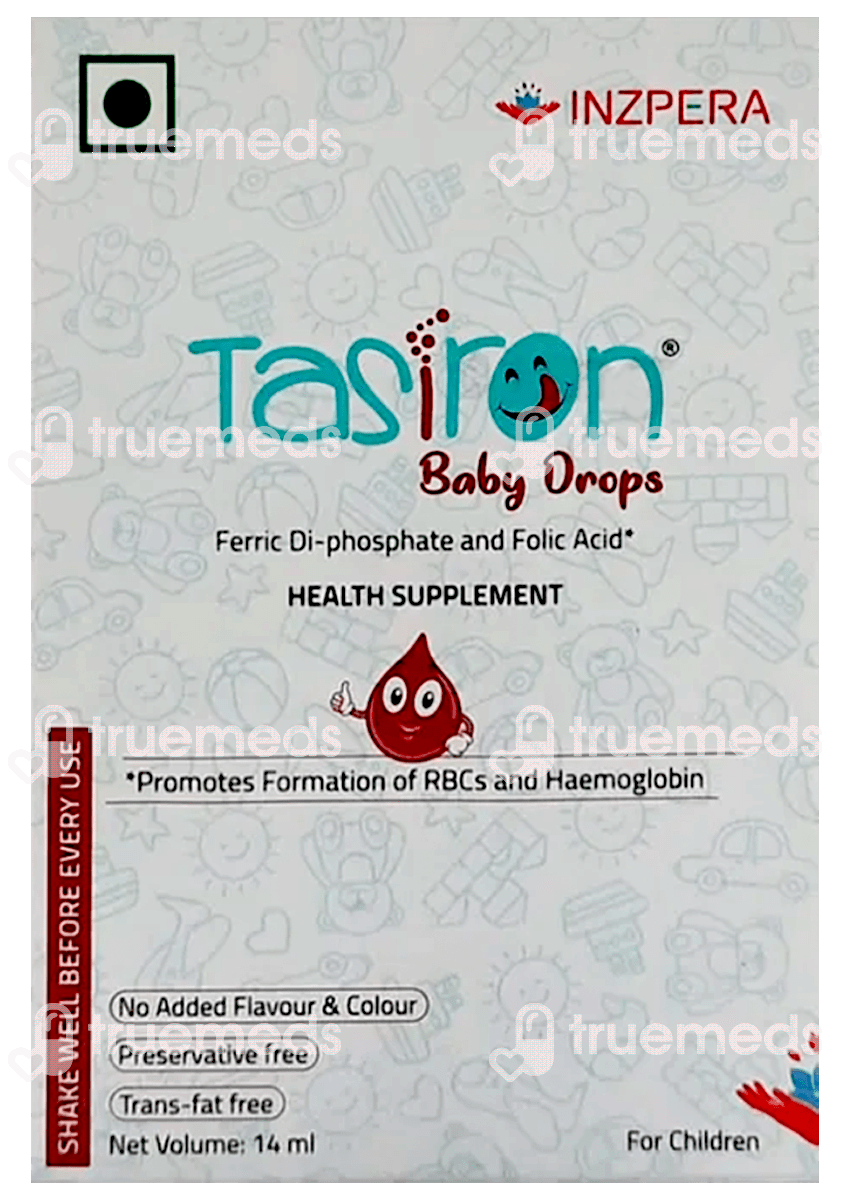 Tasiron Baby Drops 14 Ml - Uses, Side Effects, Dosage, Price | Truemeds