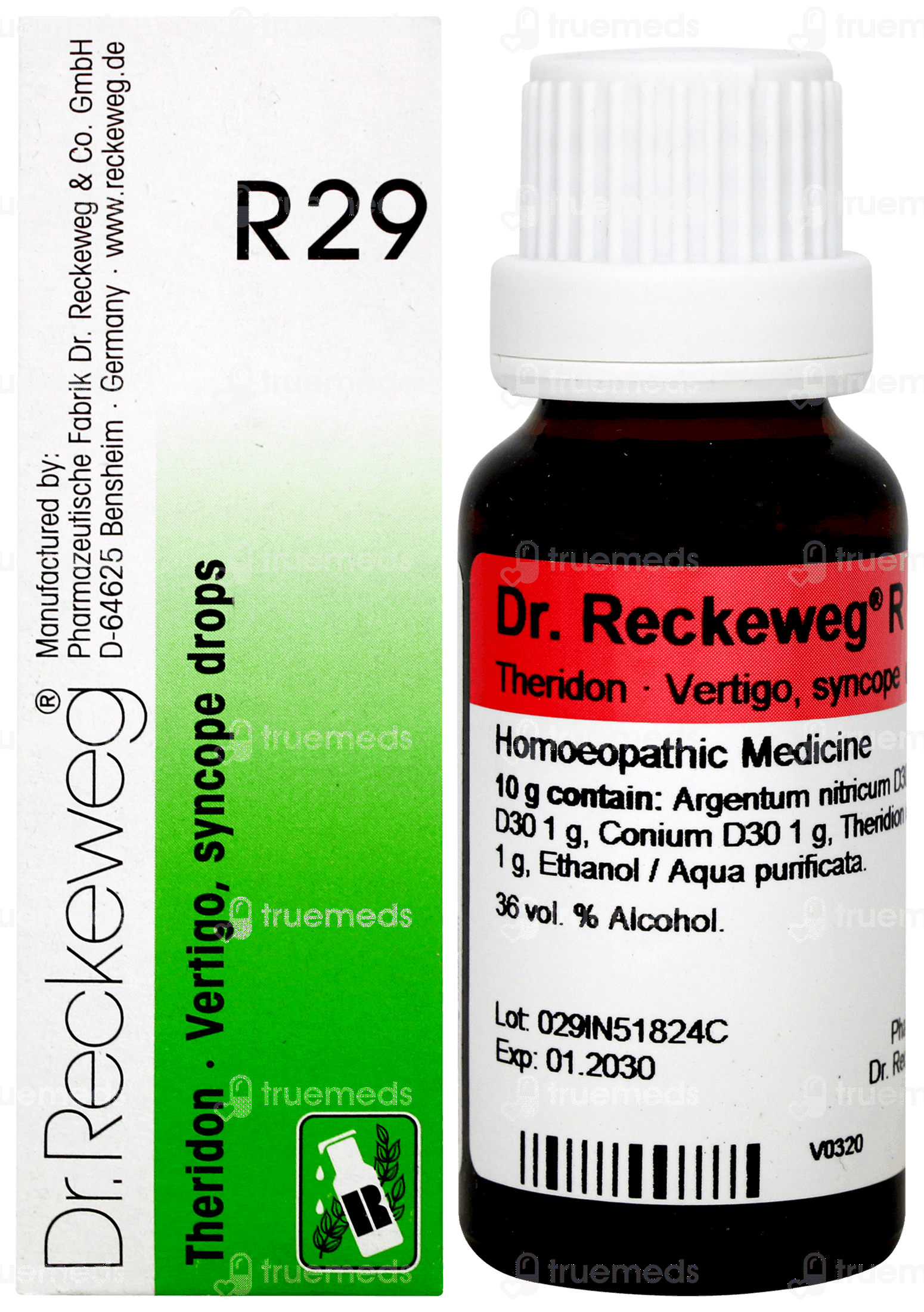 Dr Reckeweg R29 Vertigo And Syncope Drop 22 Ml - Uses, Side Effects ...