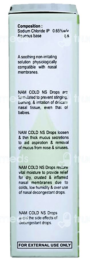 Nam Cold Ns 065 Drops 20 Ml - Uses, Side Effects, Dosage, Price | Truemeds