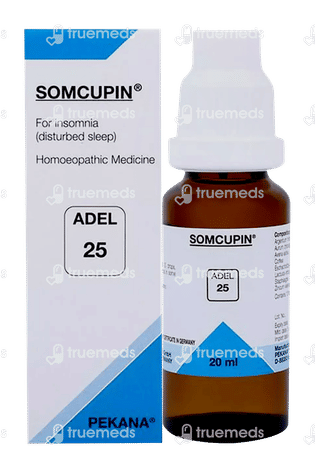 Adel 25 Somcupin Drop 20 Ml - Uses, Side Effects, Dosage, Price | Truemeds