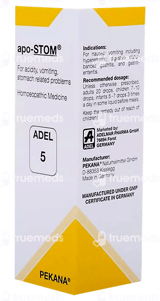Adel 5 Apo Stom Drop 20 Ml - Uses, Side Effects, Dosage, Price | Truemeds