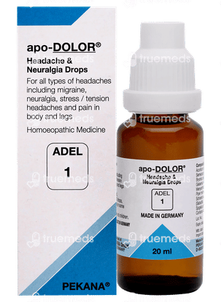 Adel 1 Apo Dolor Drop 20 Ml - Uses, Side Effects, Dosage, Price | Truemeds