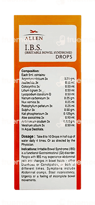 Allen A 70 Irritable Bowel Syndrome Drop 30 Ml - Uses, Side Effects ...