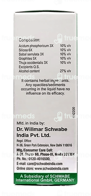 Dr Willmar Schwabe India Zauber Hair Drop 30 Ml - Uses, Side Effects ...