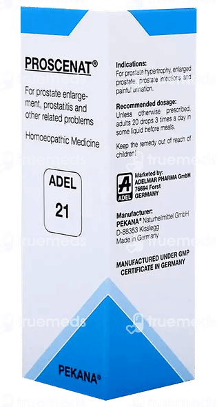 Adel 21 Proscenat Drop 20 Ml - Uses, Side Effects, Dosage, Price | Truemeds